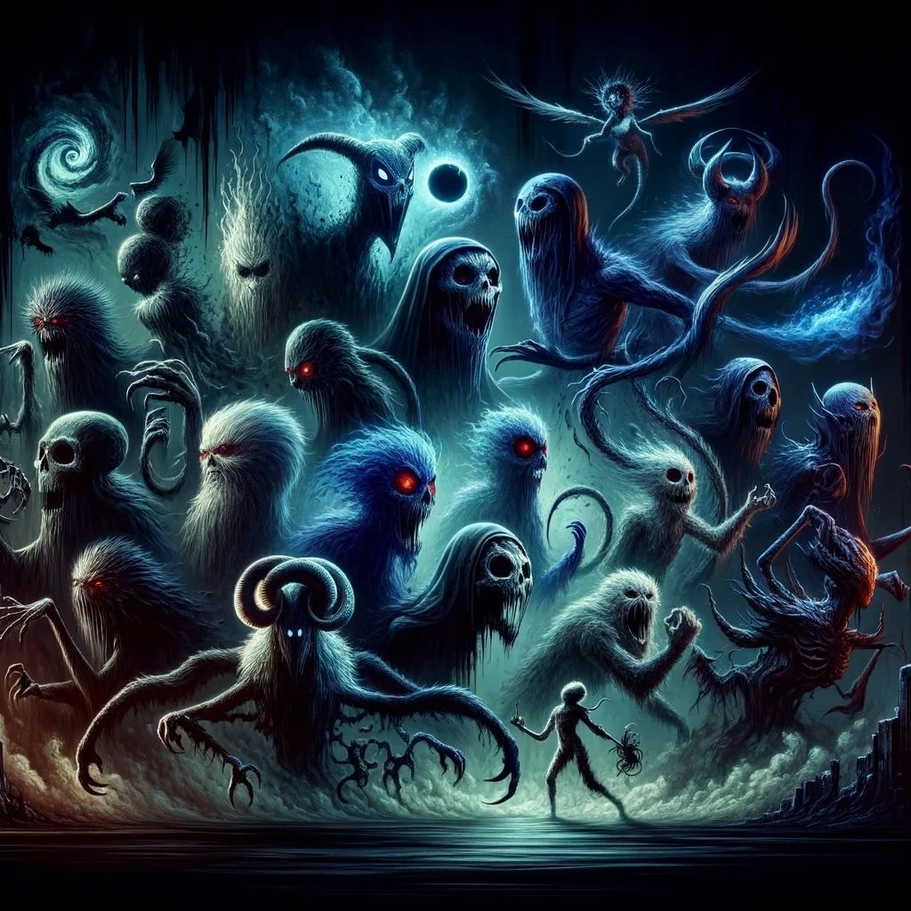 Creatures and Monsters in Dark Fantasy Vestesta